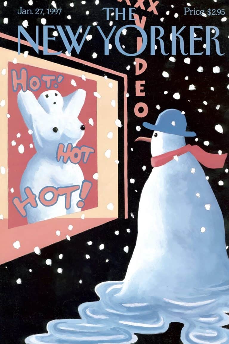 The Best Winter New Yorker Magazine Covers