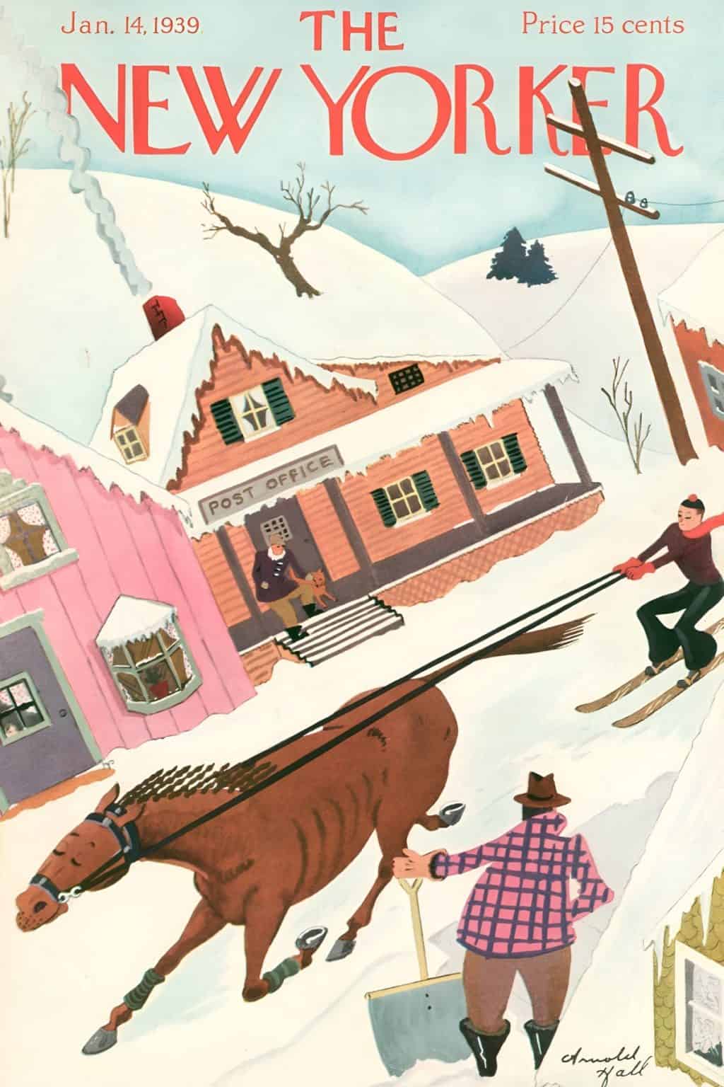 The Best Winter New Yorker Magazine Covers