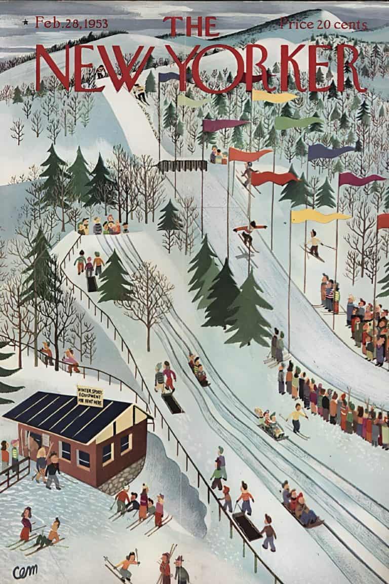 The Best Winter New Yorker Magazine Covers